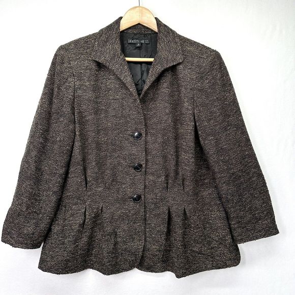 Lafayette 148 New York | Jackets & Coats | Lafayette 48 Tweed Pleated ...